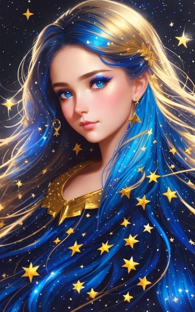 Solve Blue Star Fantasy jigsaw puzzle online with 160 pieces