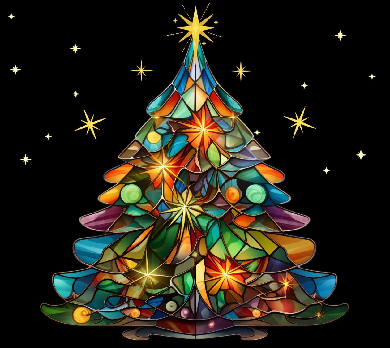 Solve A Christmas Tree jigsaw puzzle online with 20 pieces