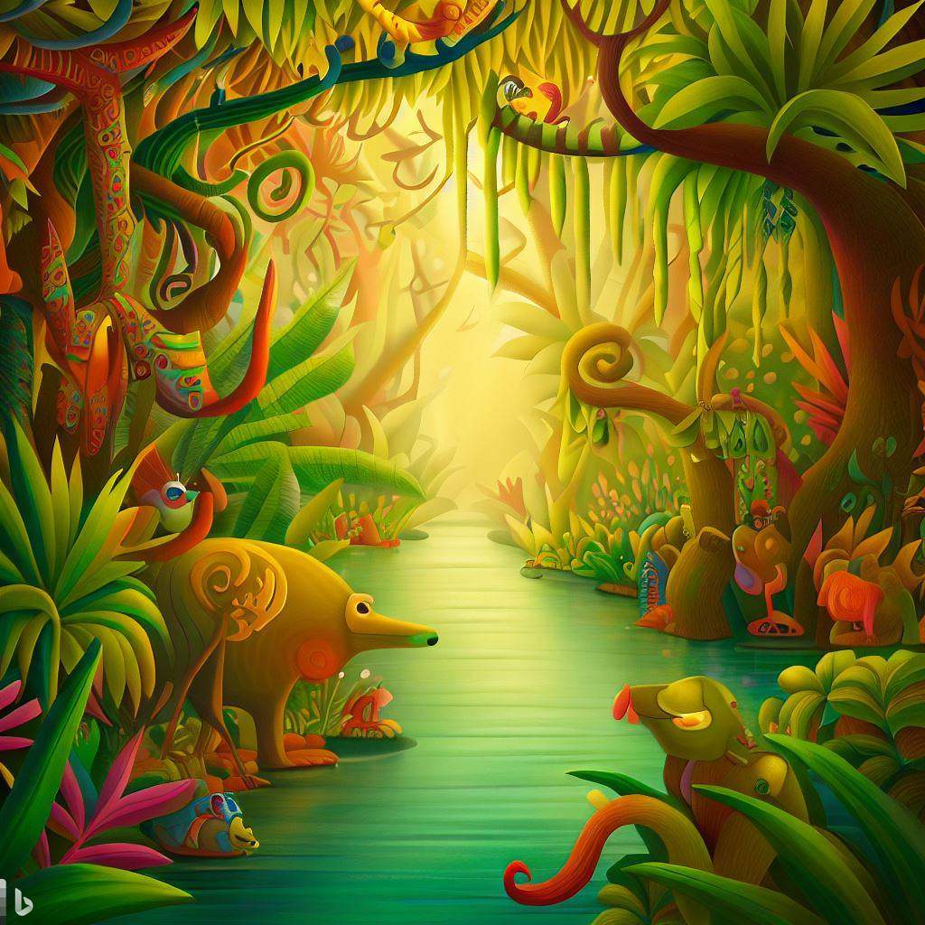 Solve Jungle jigsaw puzzle online with 256 pieces