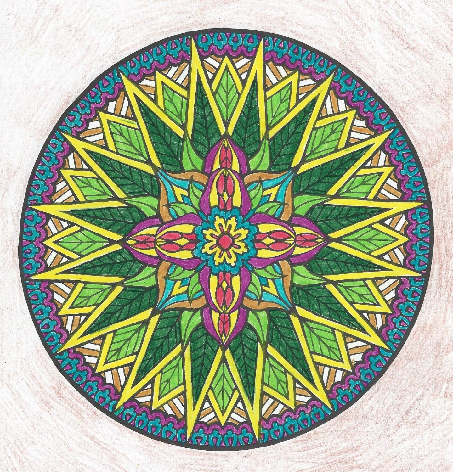 Solve Mandala jigsaw puzzle online with 210 pieces