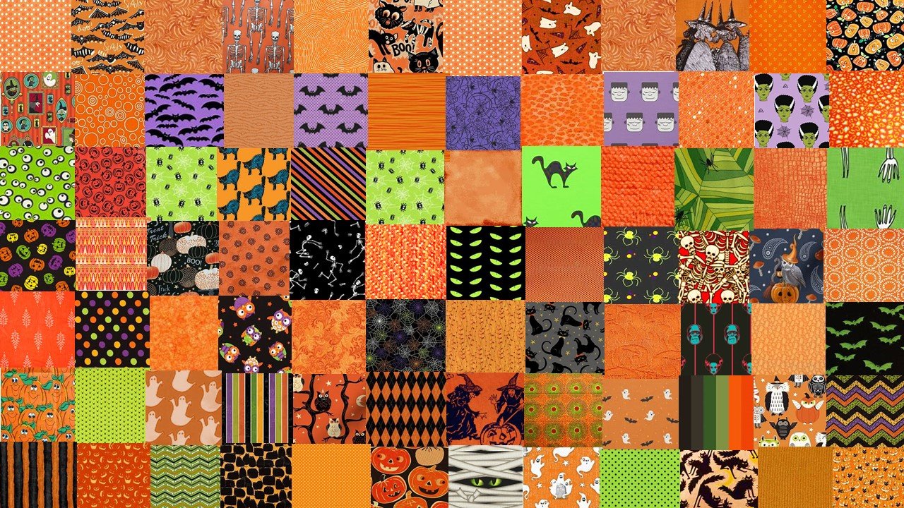 Solve Halloween Scramble jigsaw puzzle online with 120 pieces