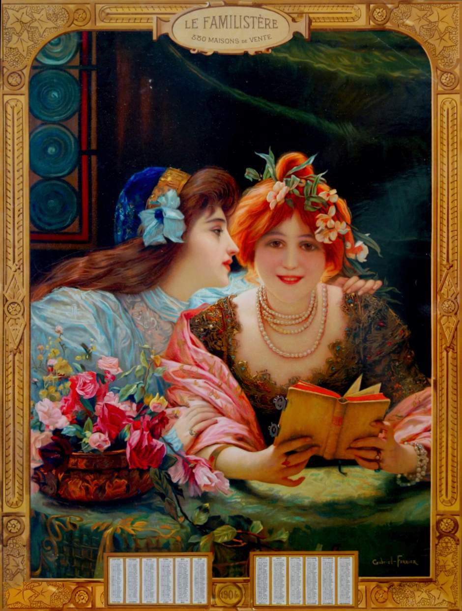 Solve La Familistere, 1904, calendar, by Gabriel-Joseph-Marie-Augustin ...