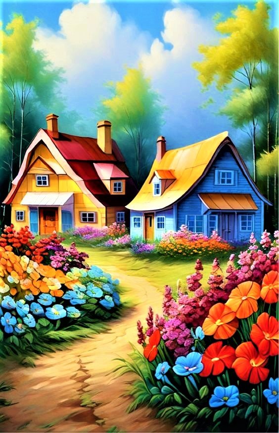 Solve Landscape jigsaw puzzle online with 60 pieces