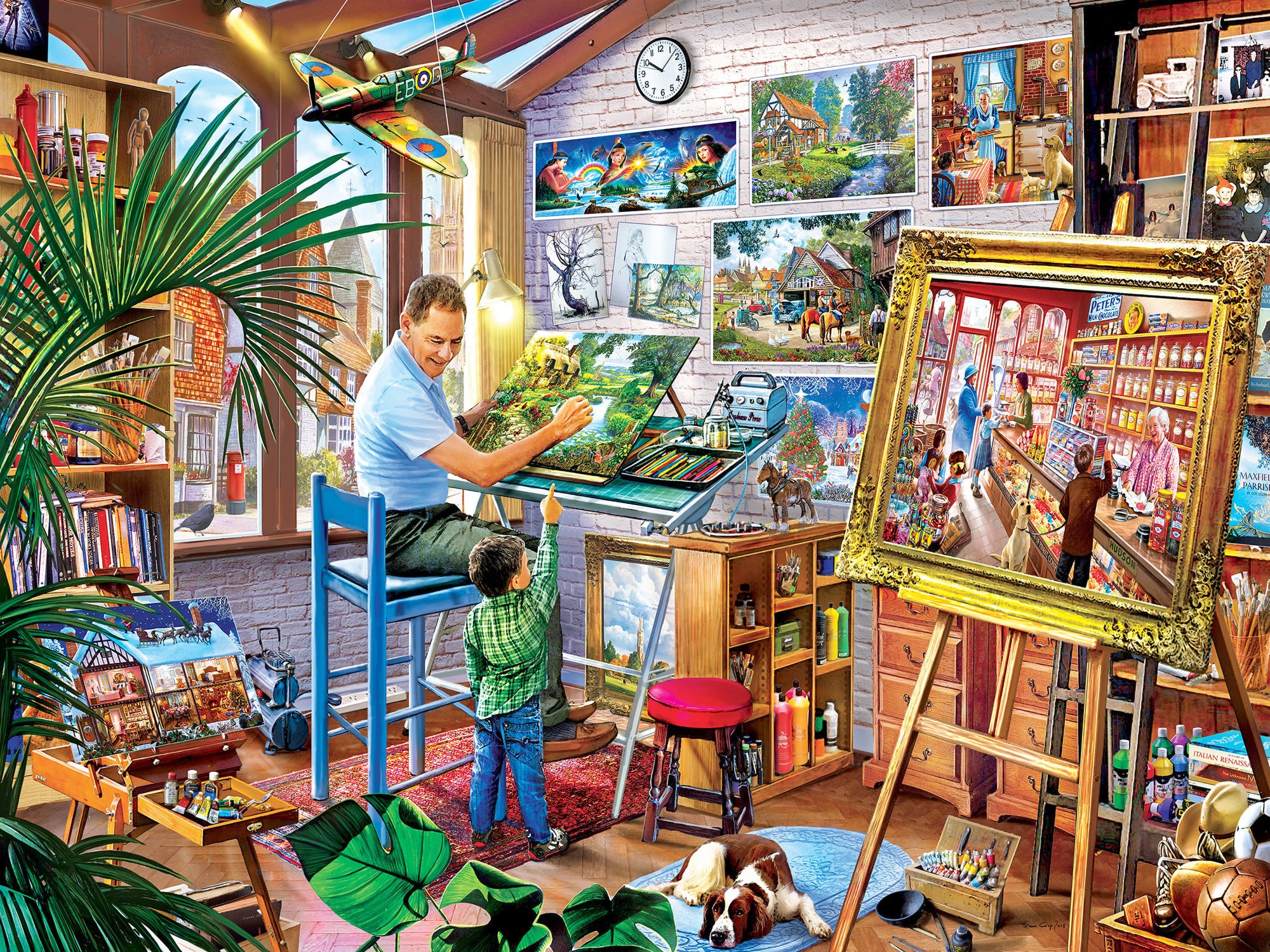 Solve A Work of Art jigsaw puzzle online with 352 pieces