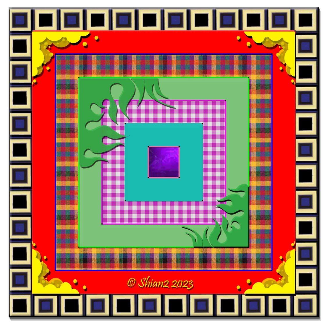 Solve Multiple Squares jigsaw puzzle online with 16 pieces