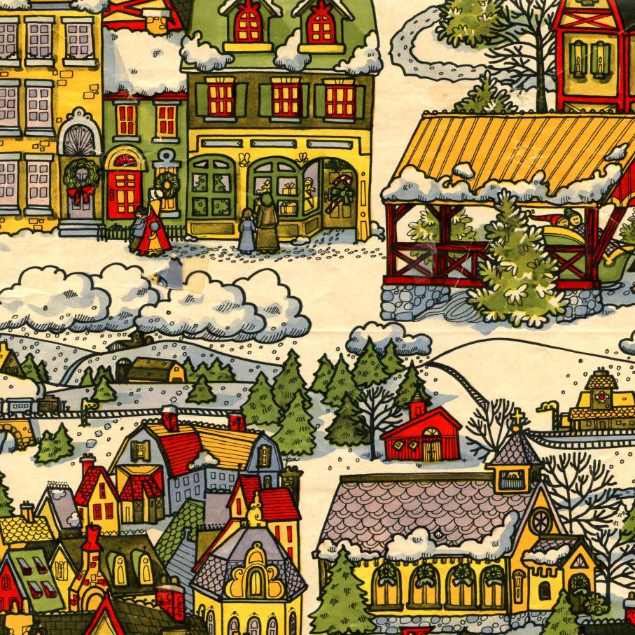 Solve Christmas wrapping paper my Mother had kept jigsaw puzzle online ...