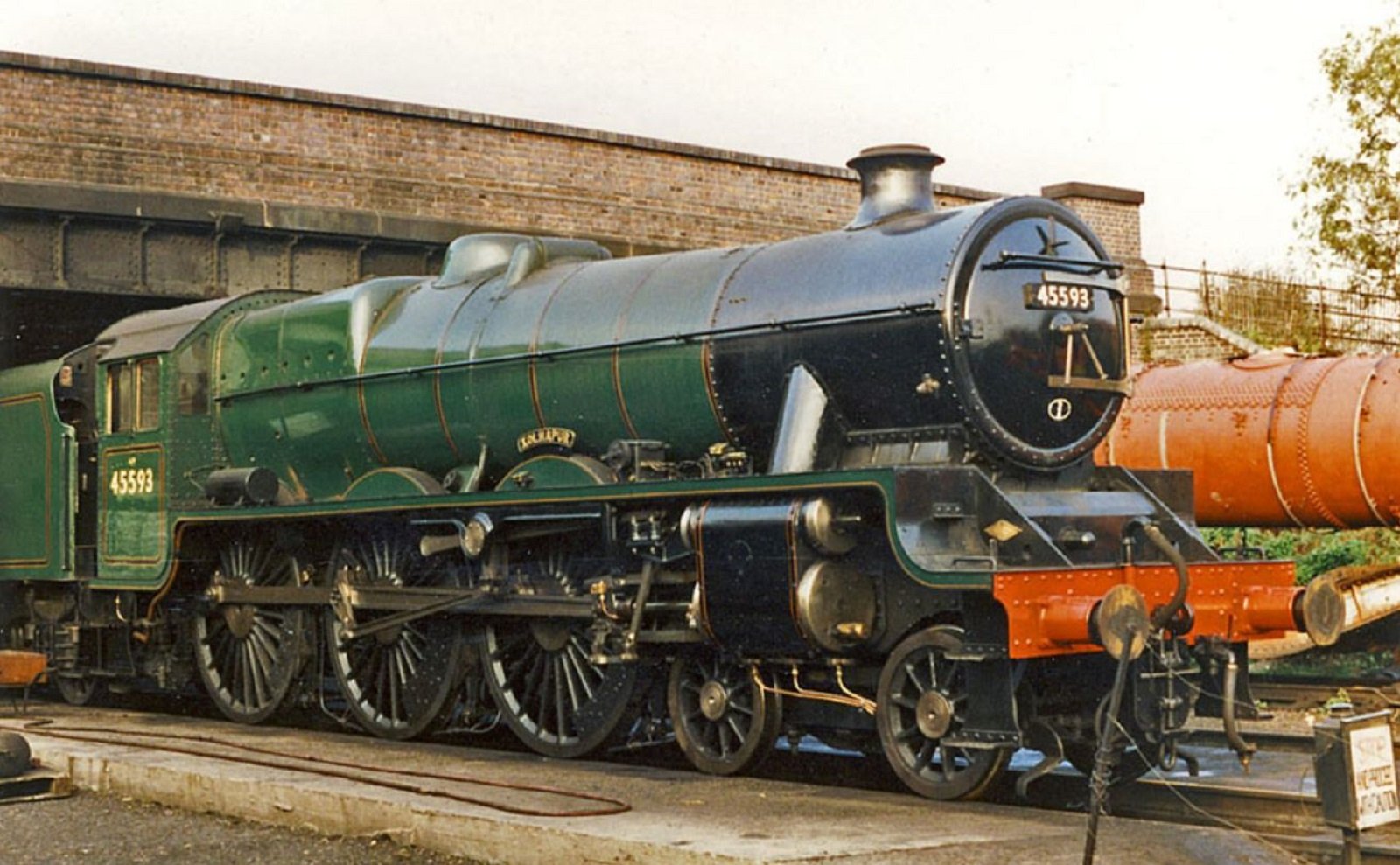 Solve LMS Jubilee Class 4-6-0 45593 Kolhapur at Loughborough 1995 ...