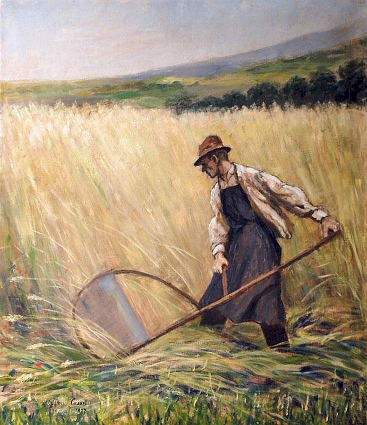 Solve Adolf Muller Cassel - The Harvest jigsaw puzzle online with 182 ...