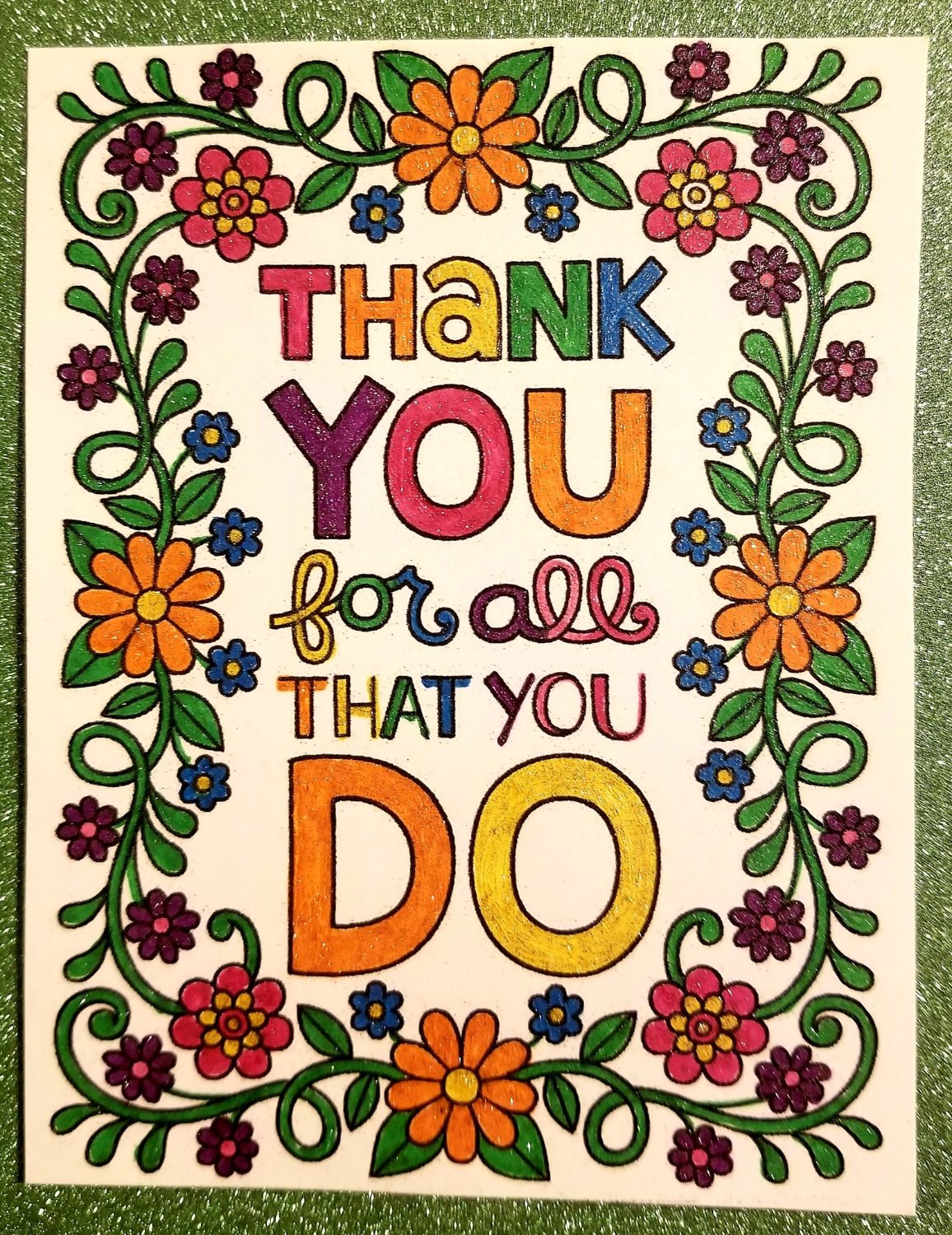 Solve Thank you for all you do jigsaw puzzle online with 80 pieces