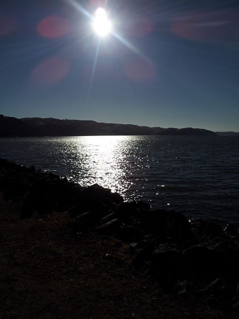 Solve Sunset Martinez Waterfront jigsaw puzzle online with 88 pieces