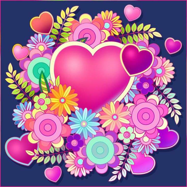 Solve PINK HEARTS jigsaw puzzle online with 64 pieces