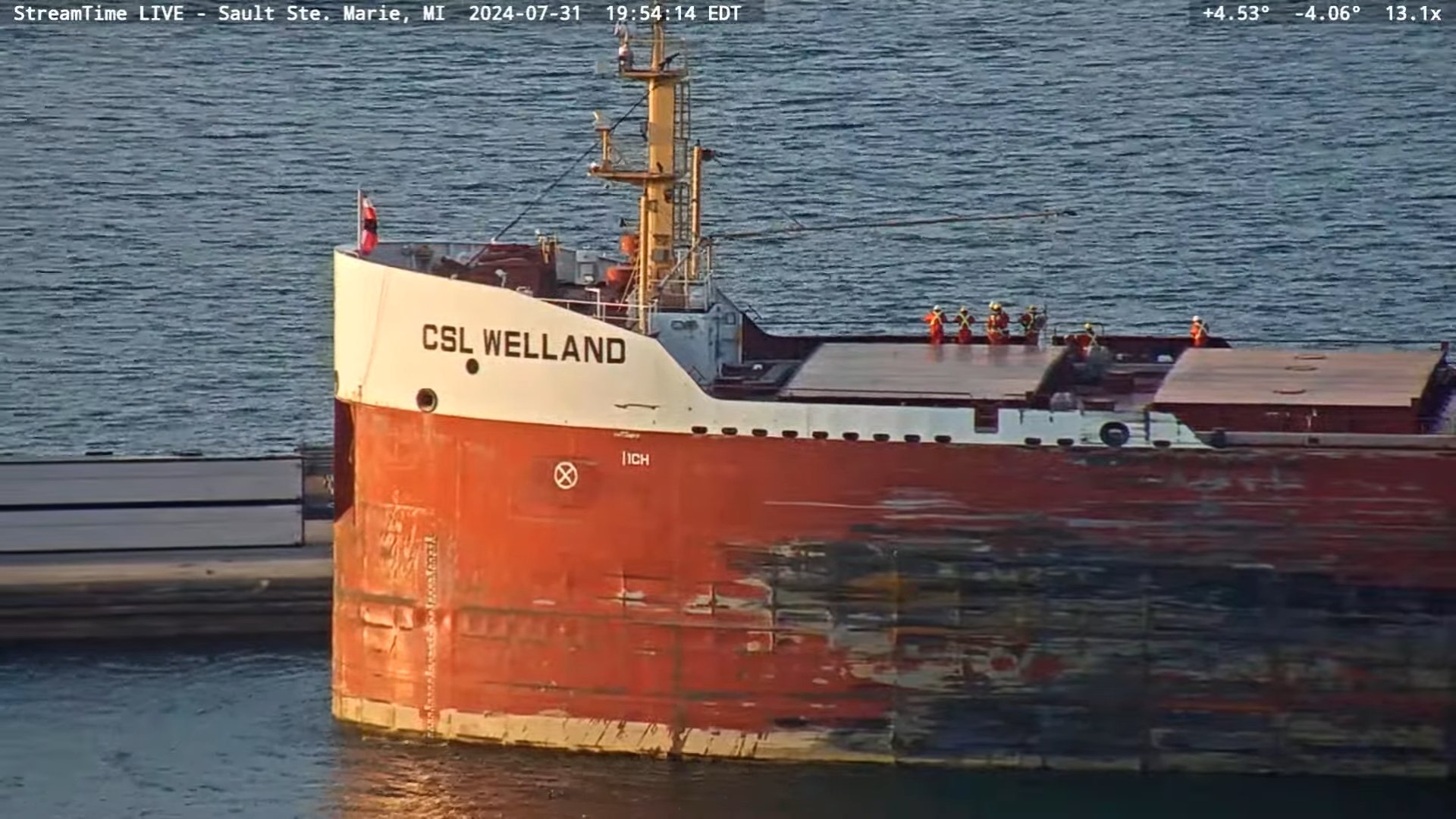 Jigsaw Puzzle | 66 pieces | CSL Welland @Soo locks 7-31-2024 | Jigidi