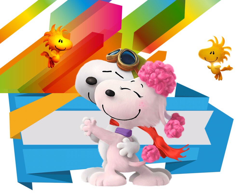 Solve Snoopy and Fifi jigsaw puzzle online with 80 pieces