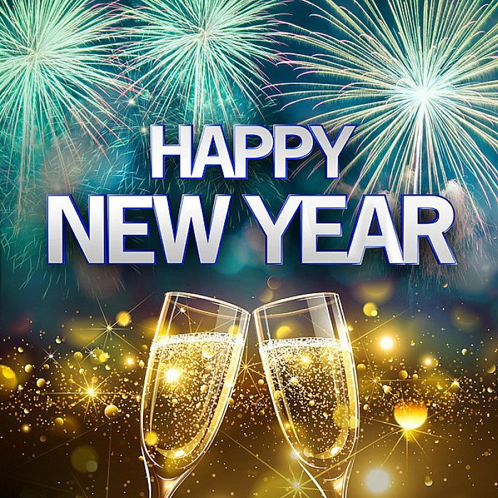Solve Happy New Year jigsaw puzzle online with 81 pieces