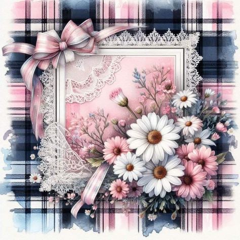 Solve Flowers & Bow with a Frame - AI art jigsaw puzzle online with 36 ...