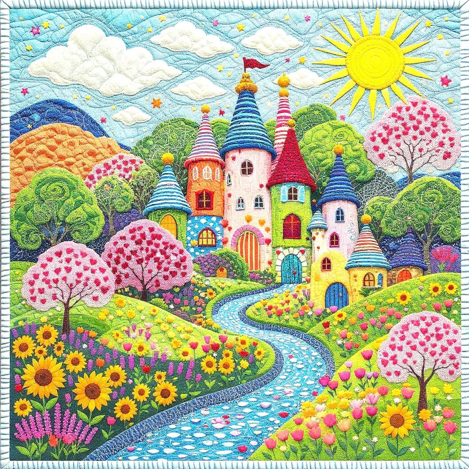 Solve Teasel Towers - resize 9 - 600 pieces jigsaw puzzle online with ...