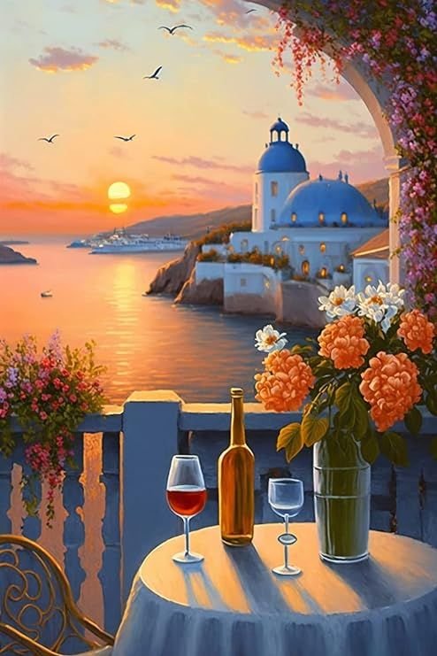 Solve Sunset jigsaw puzzle online with 77 pieces