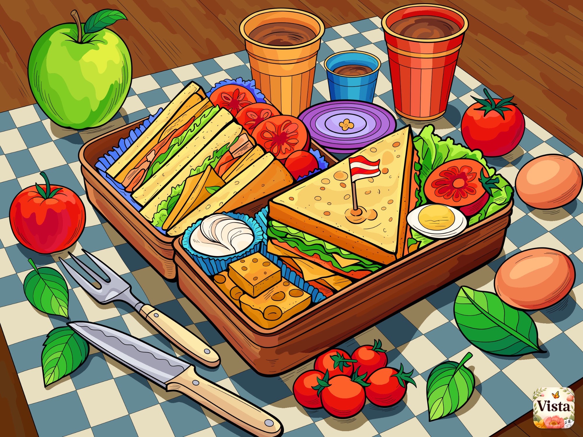 Solve Lunch is Served jigsaw puzzle online with 300 pieces