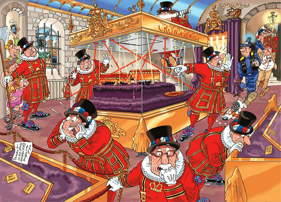 Jigsaw Puzzle | 35 pieces | The Crown Jewels Are Missing | Jigidi