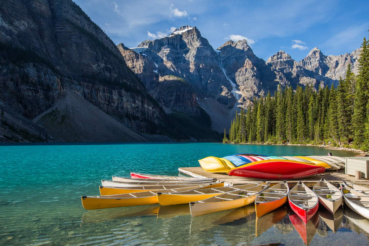 Solve Banff National Park, Alberta jigsaw puzzle online with 96 pieces