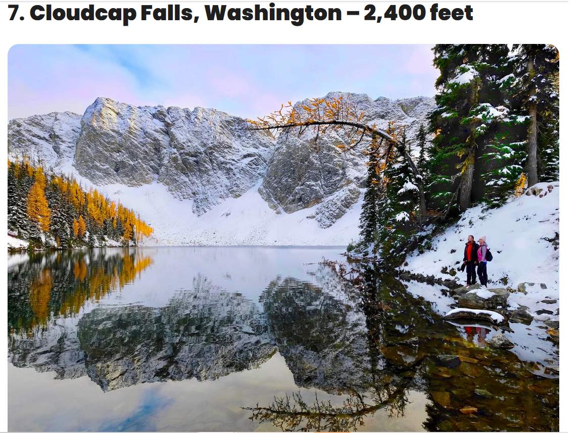 Solve WATERFALL-CLOUDCAP-WASHINGTON-STATE jigsaw puzzle online with 63 ...