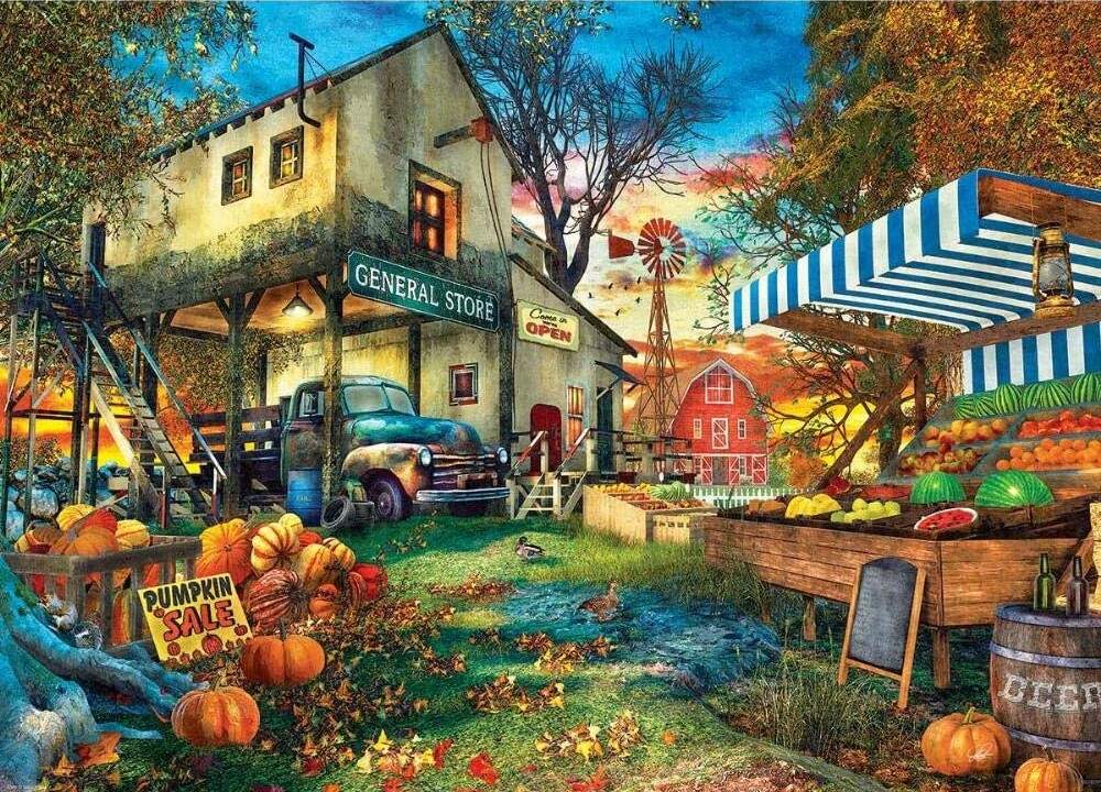 Solve Old Country General Store jigsaw puzzle online with 192 pieces