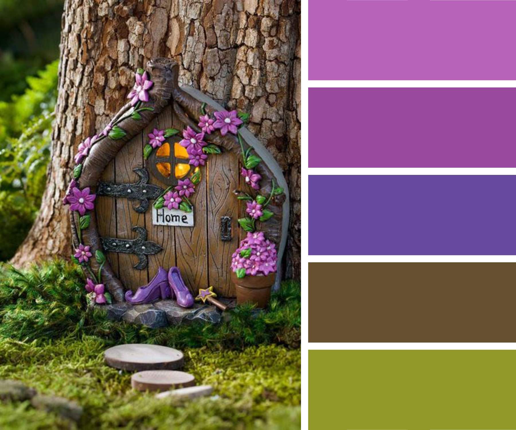 Solve Fairy Front Door jigsaw puzzle online with 270 pieces