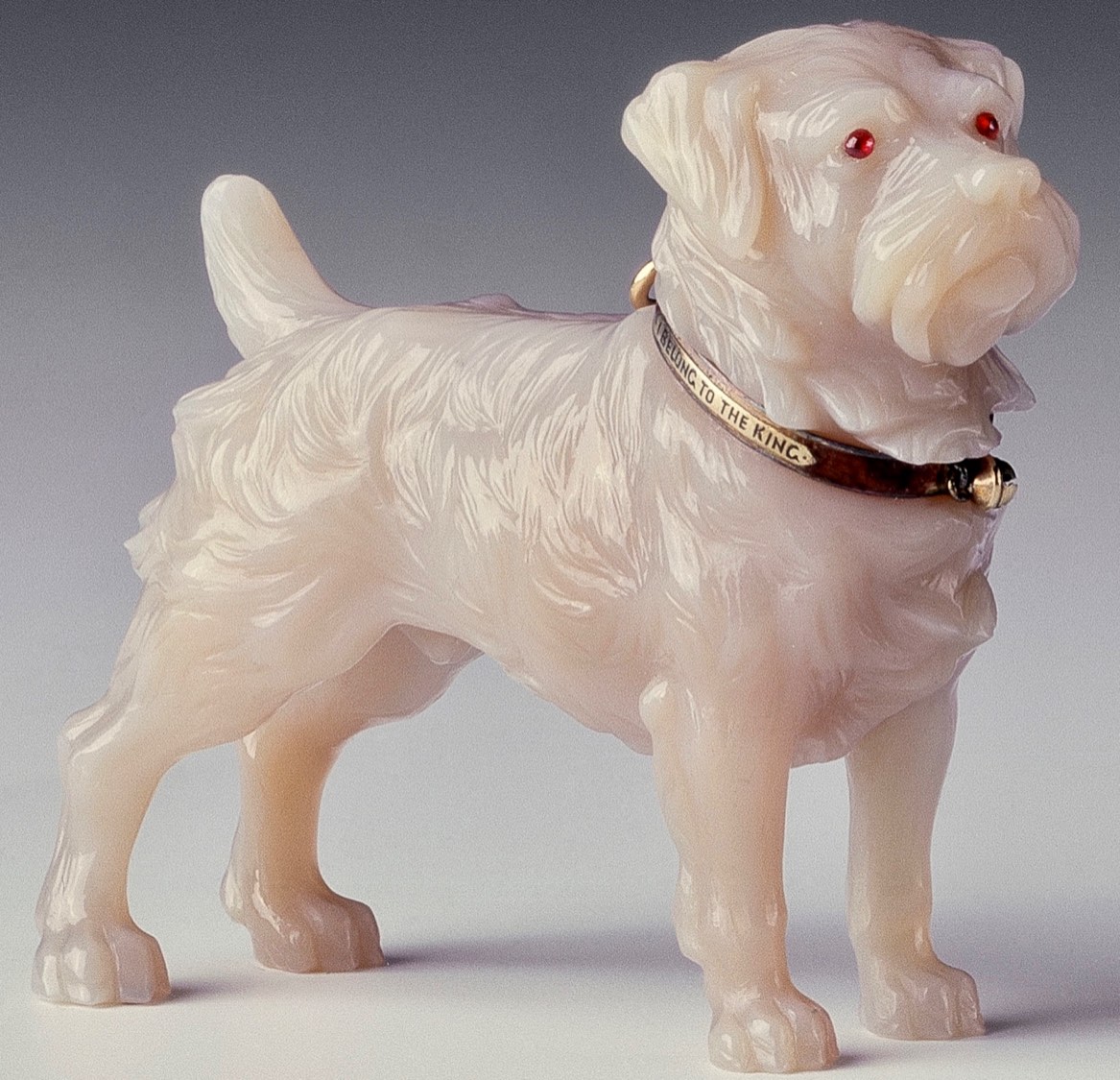 Solve Faberge Portrait of Edward VII’s Dog, Caesar, Carved Chalcedony ...