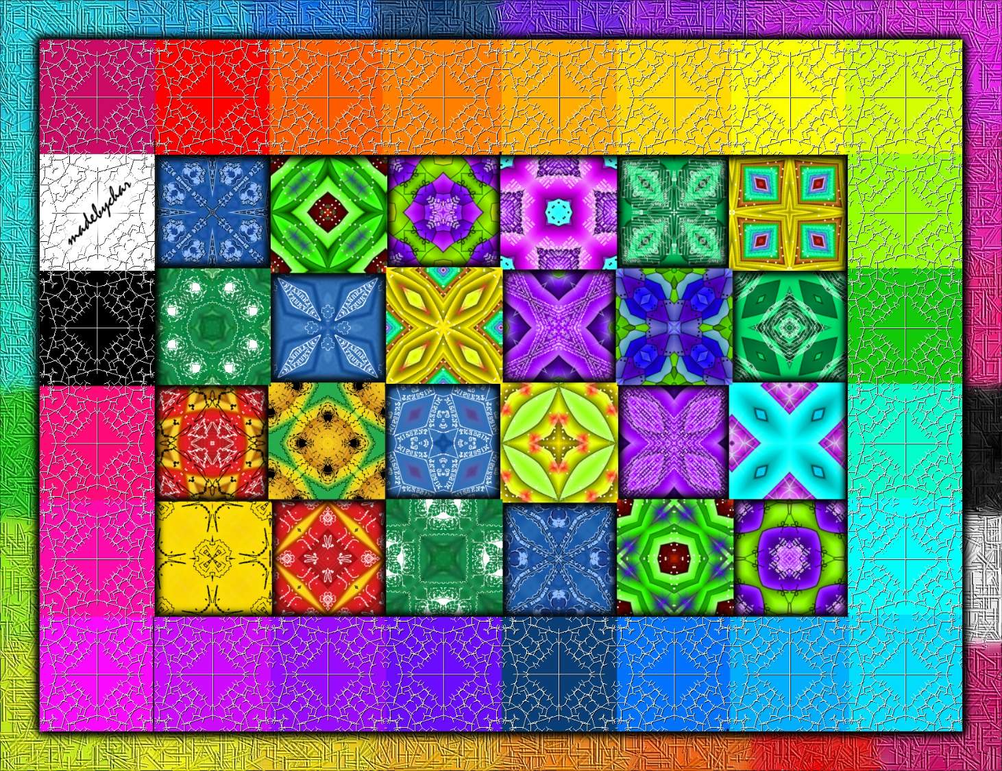 Solve Pixel Mixer Jumble jigsaw puzzle online with 99 pieces