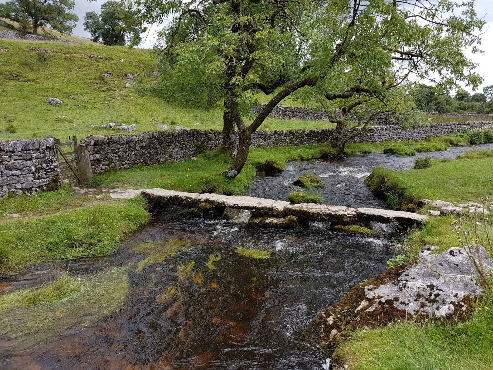 Solve Bridge at Malham Cove jigsaw puzzle online with 130 pieces