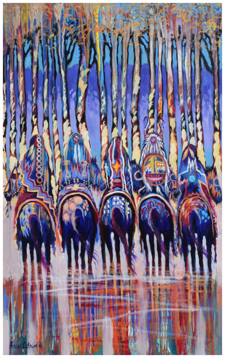 Solve Sacred Ground ~ Farrell Cockrum (Blackfoot) jigsaw puzzle online ...