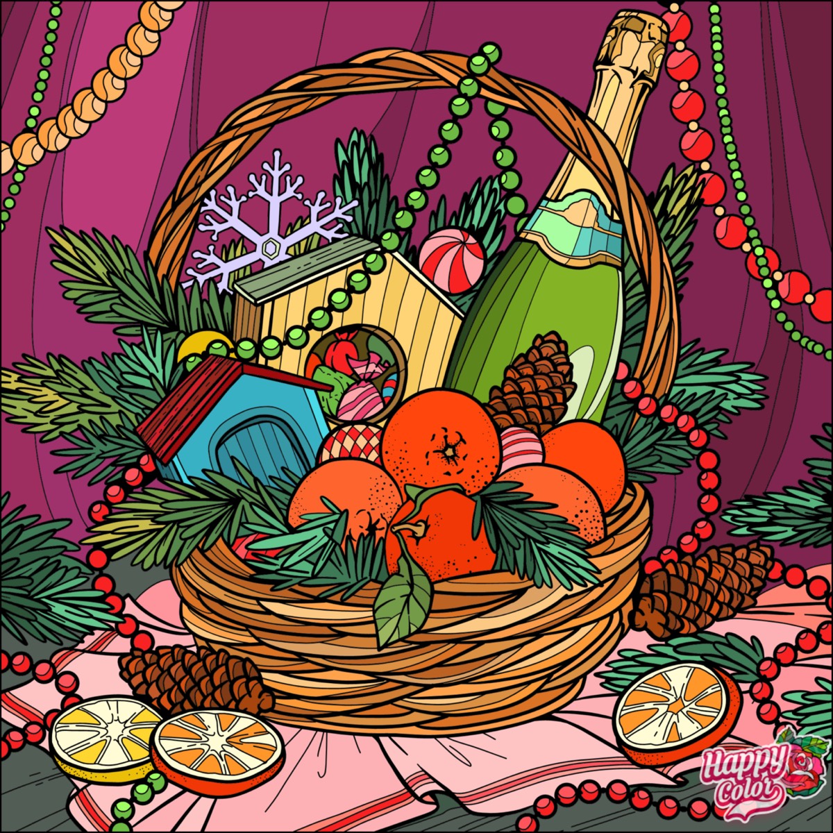 Solve Confusing Basket of Goodies jigsaw puzzle online with 144 pieces
