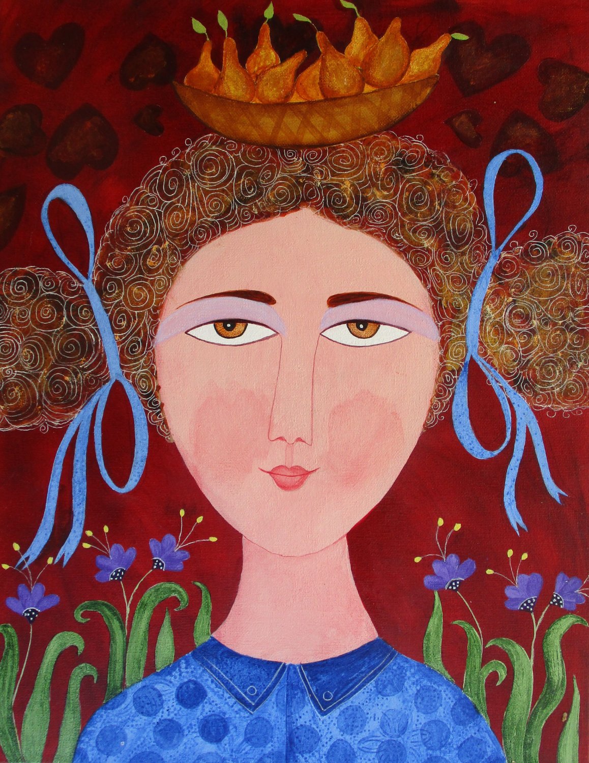 Solve Justin Abelman Artwork - Naive Art, 'This is Fifi!' jigsaw puzzle ...