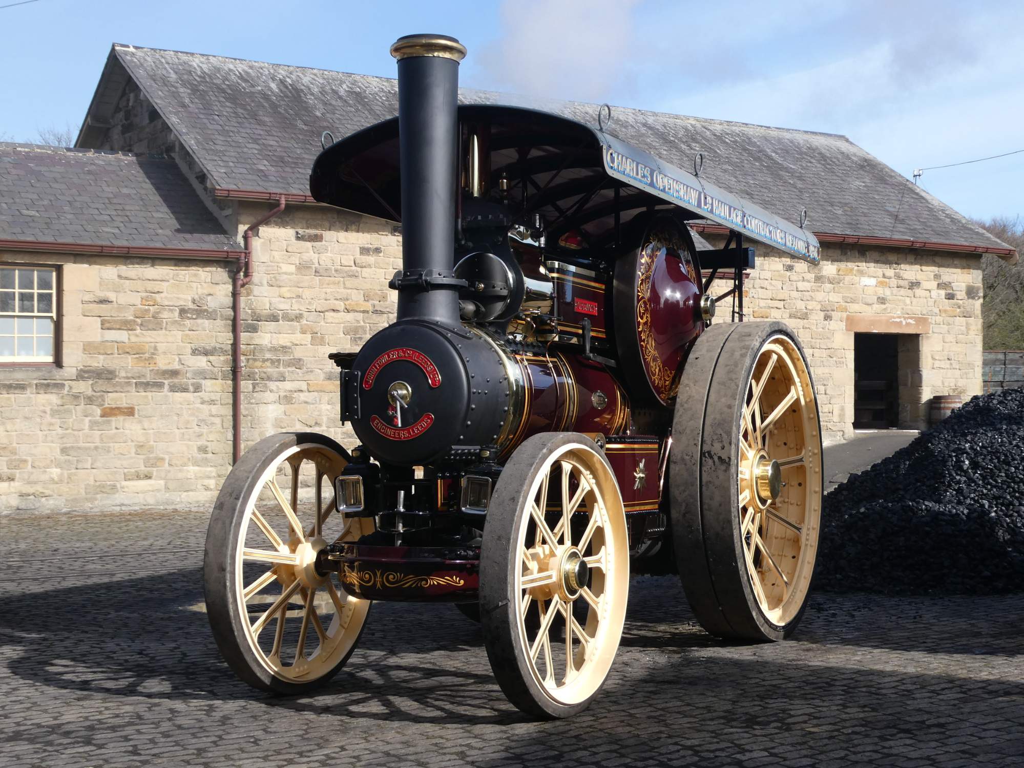 Solve Fowler Road Locomotive 12906 Foremost jigsaw puzzle online with ...