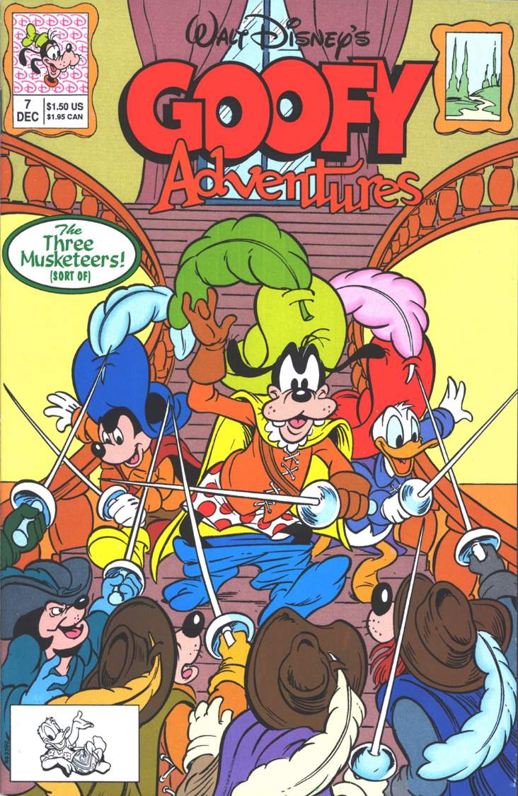 Solve Goofy Adventures: The Musketeers jigsaw puzzle online with 40 pieces