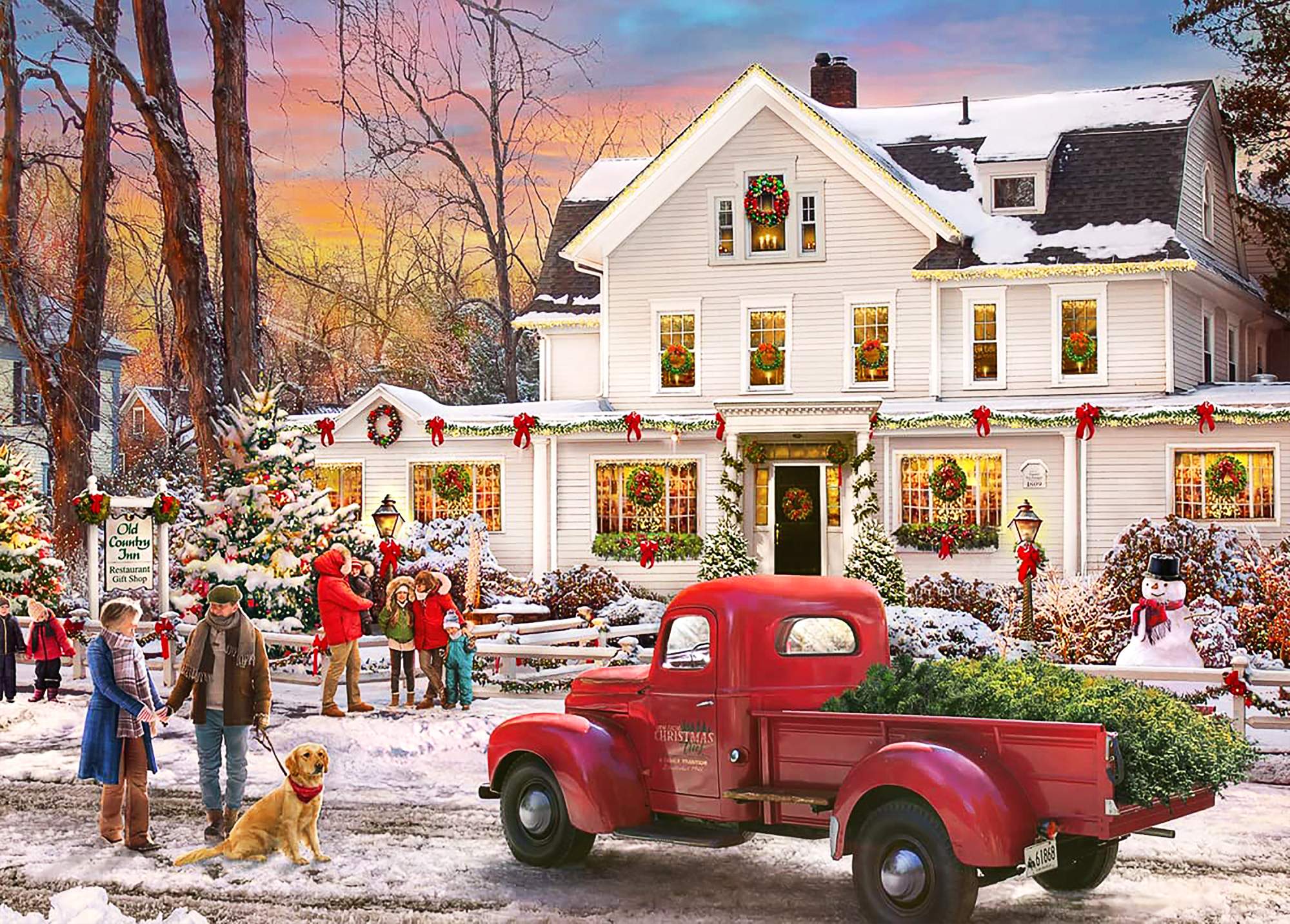 Jigsaw Puzzle | 352 pieces | The Inn at Christmas | Jigidi