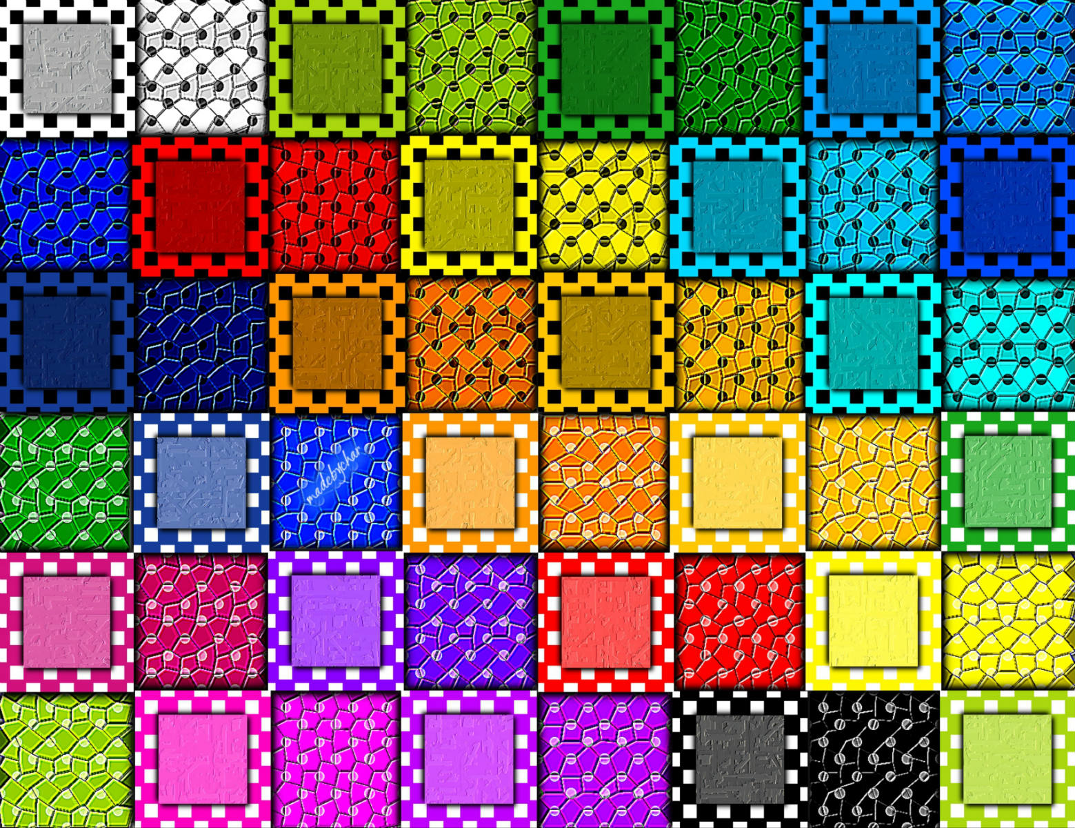 Solve So many squares.... jigsaw puzzle online with 192 pieces