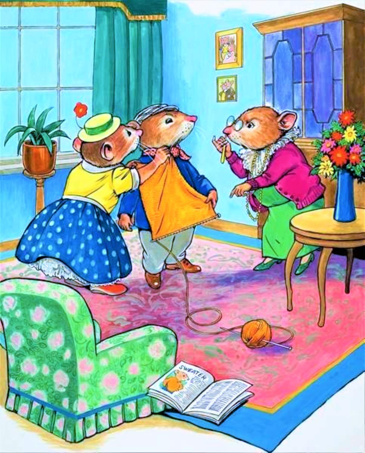 Solve The Country Mice Arrive For Dinner With the City Mice jigsaw ...