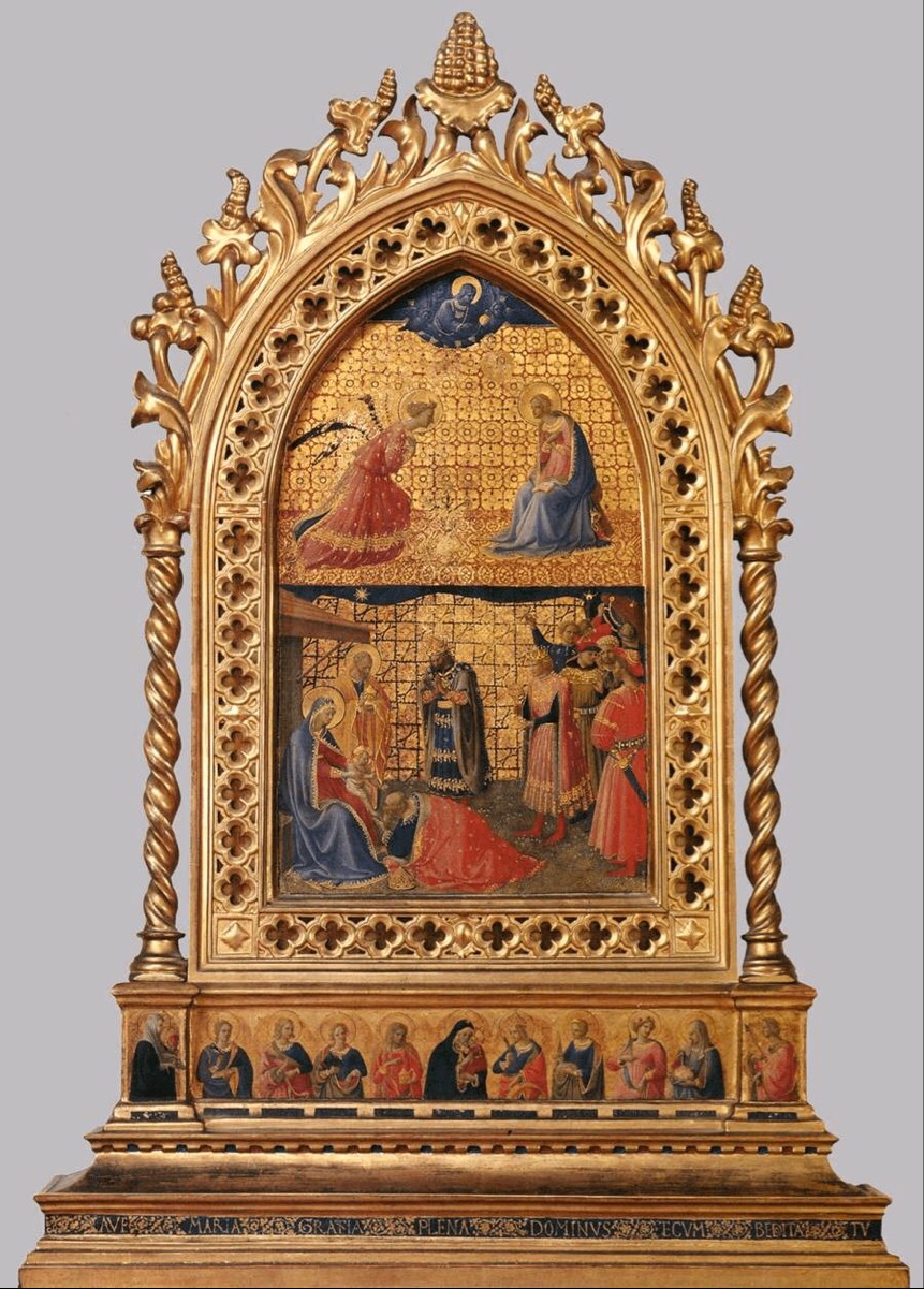 Solve Annunciation and Adoration of the Magi jigsaw puzzle online with ...