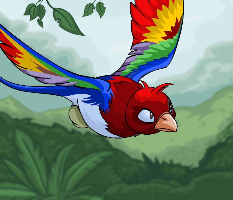 Solve Neopets Bird jigsaw puzzle online with 90 pieces