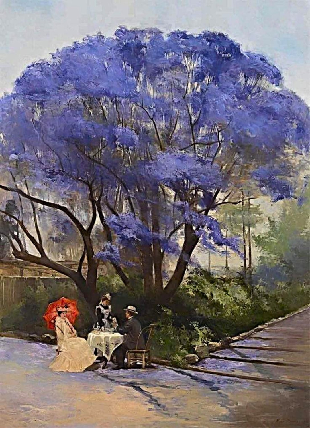Jigsaw Puzzle | 300 pieces | Under The Jacaranda 1903 ~ Richard Godfrey ...