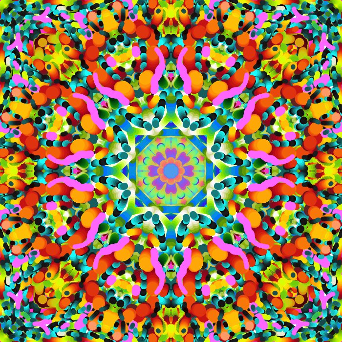 Solve kaleidoscope Design 57 jigsaw puzzle online with 16 pieces