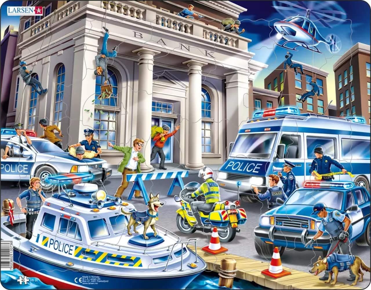 Solve Police in Action jigsaw puzzle online with 252 pieces