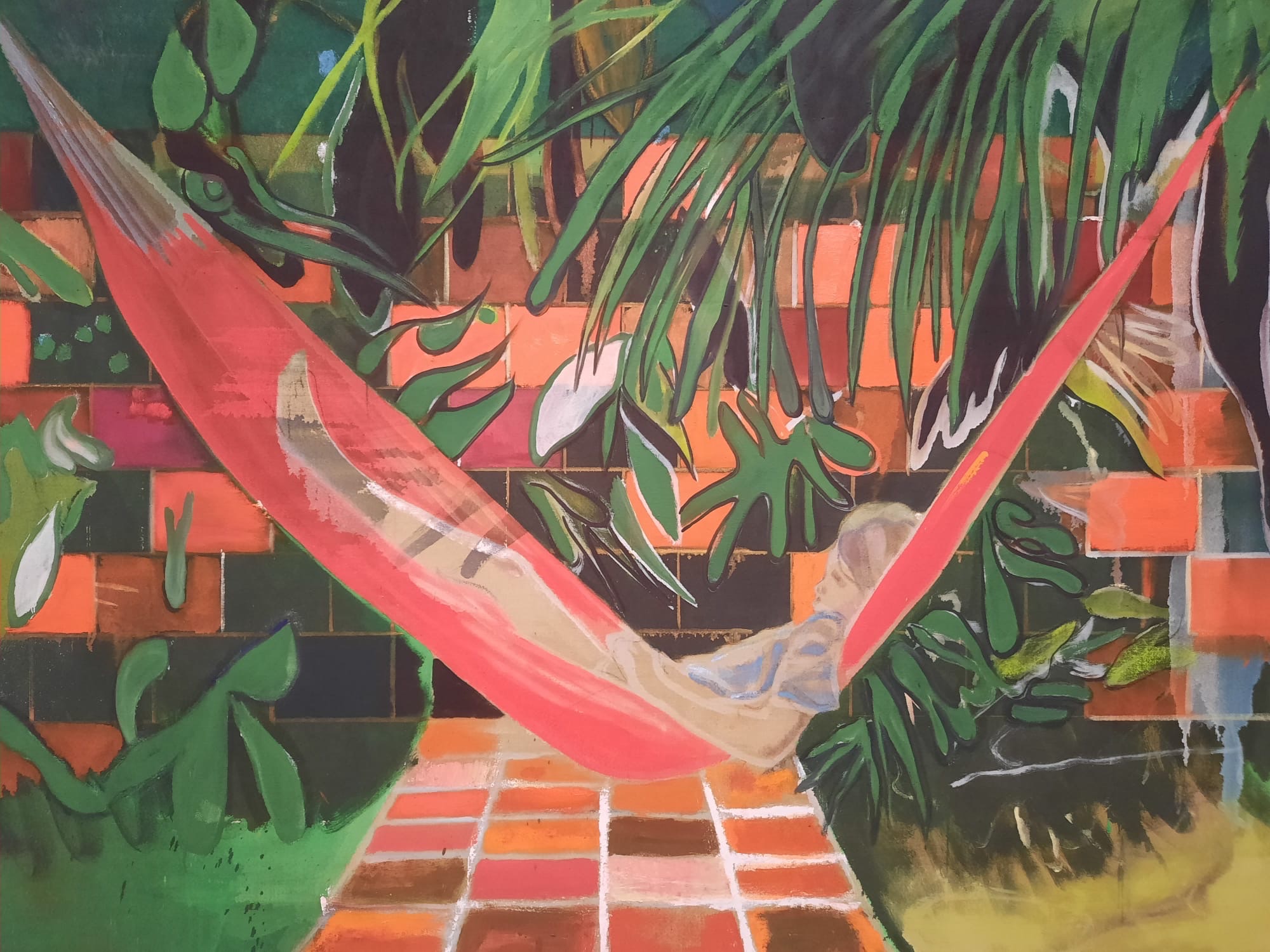 Solve Alice at boscoe’s, Peter Doig, 2024 jigsaw puzzle online with 594 ...