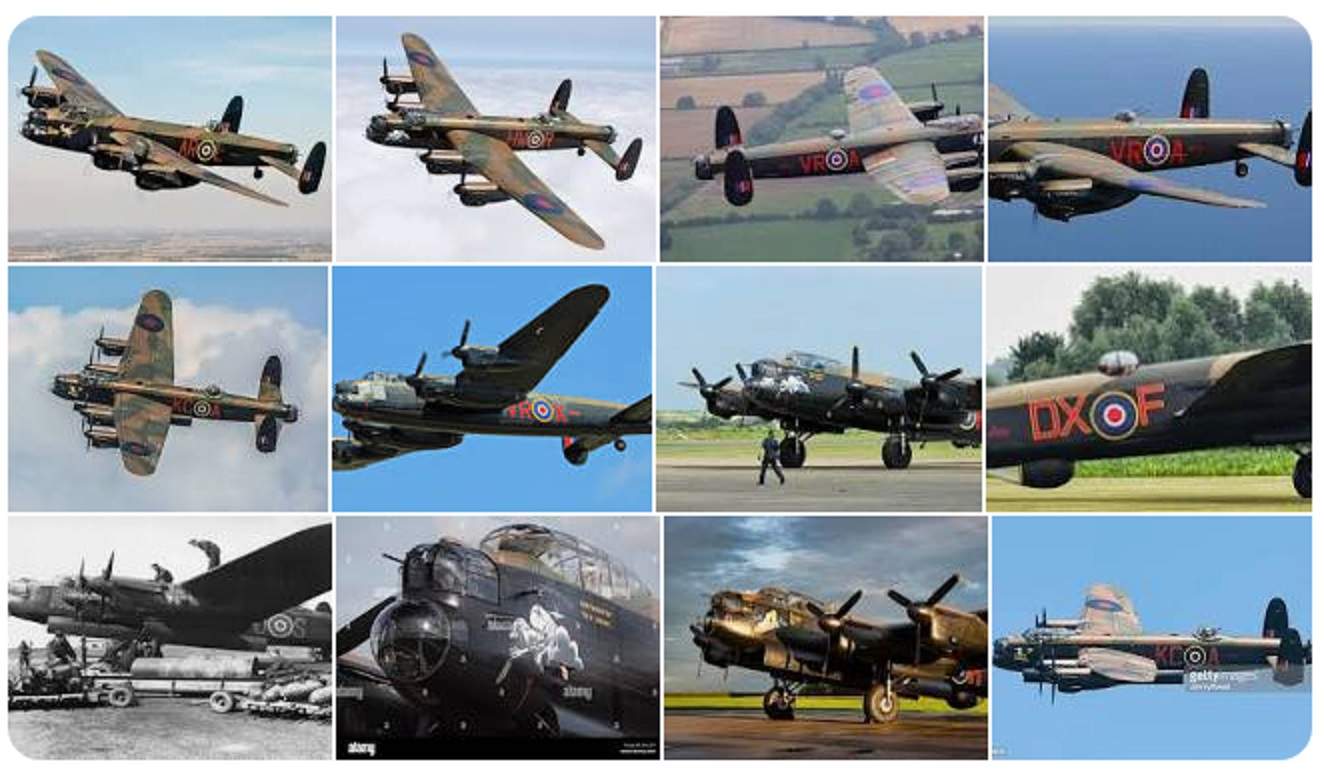 Solve Avro Lancaster WW11 planes jigsaw puzzle online with 180 pieces