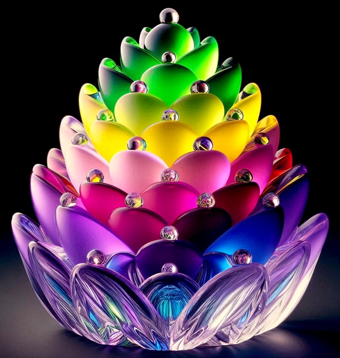 Solve Tiered Treasure jigsaw puzzle online with 81 pieces