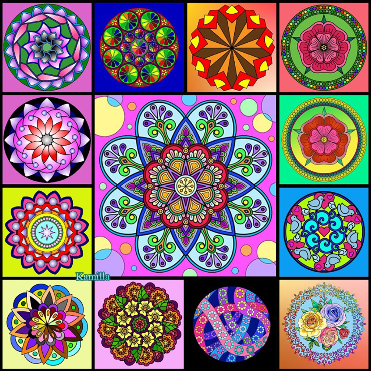 Solve Mandalas jigsaw puzzle online with 440 pieces