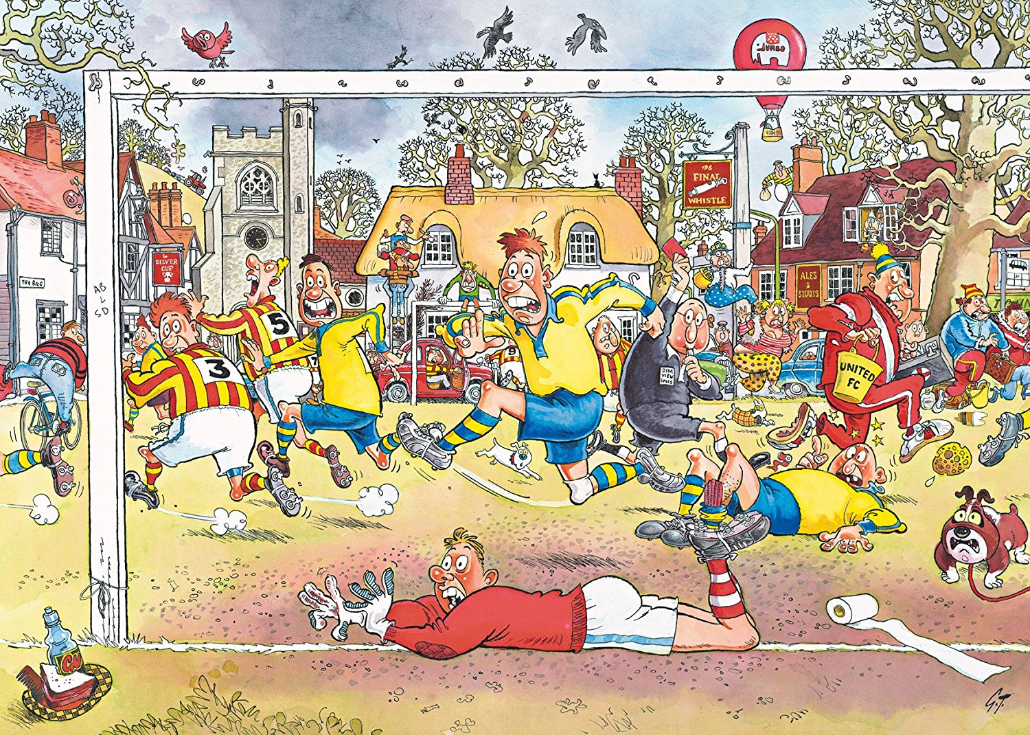 Solve Manic Football jigsaw puzzle online with 280 pieces