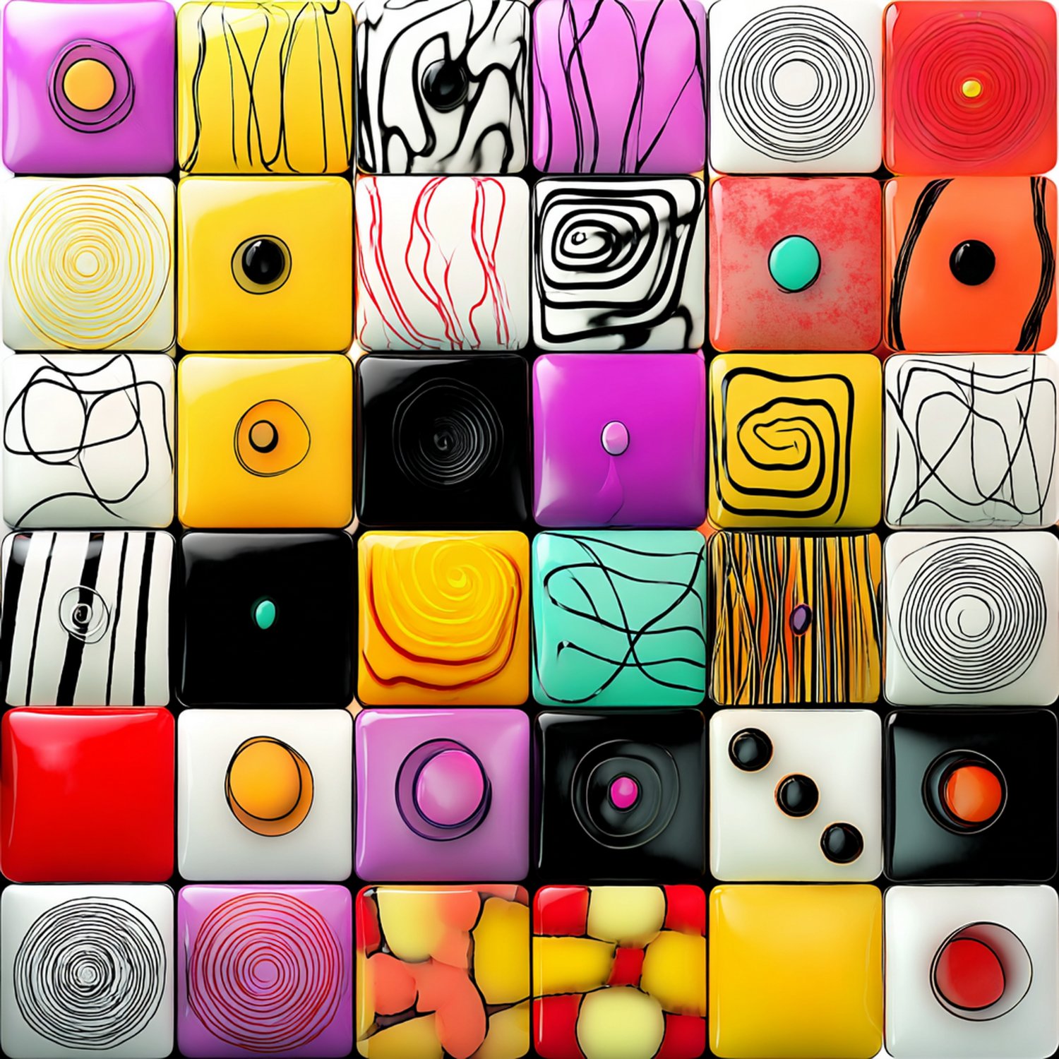 Solve Pattern jigsaw puzzle online with 81 pieces