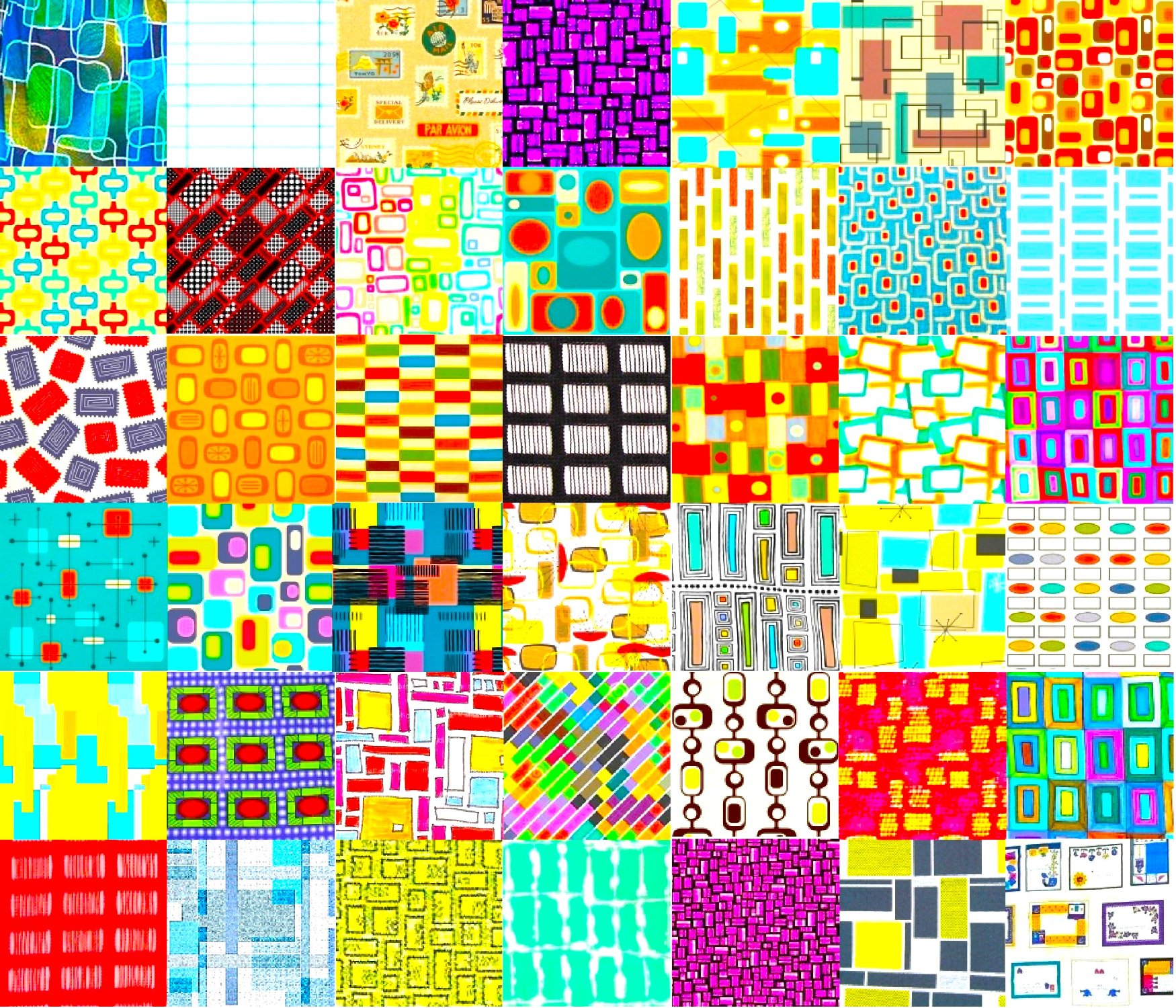 Solve PATCHWORK RECTANGLES 46 jigsaw puzzle online with 72 pieces